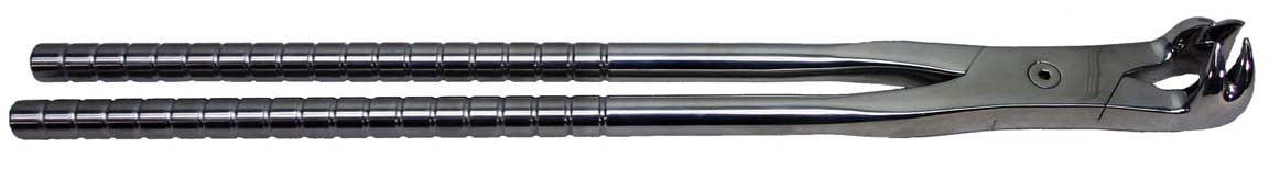 19 Inch Premium Four Prong Molar Forceps – Capps Manufacturing